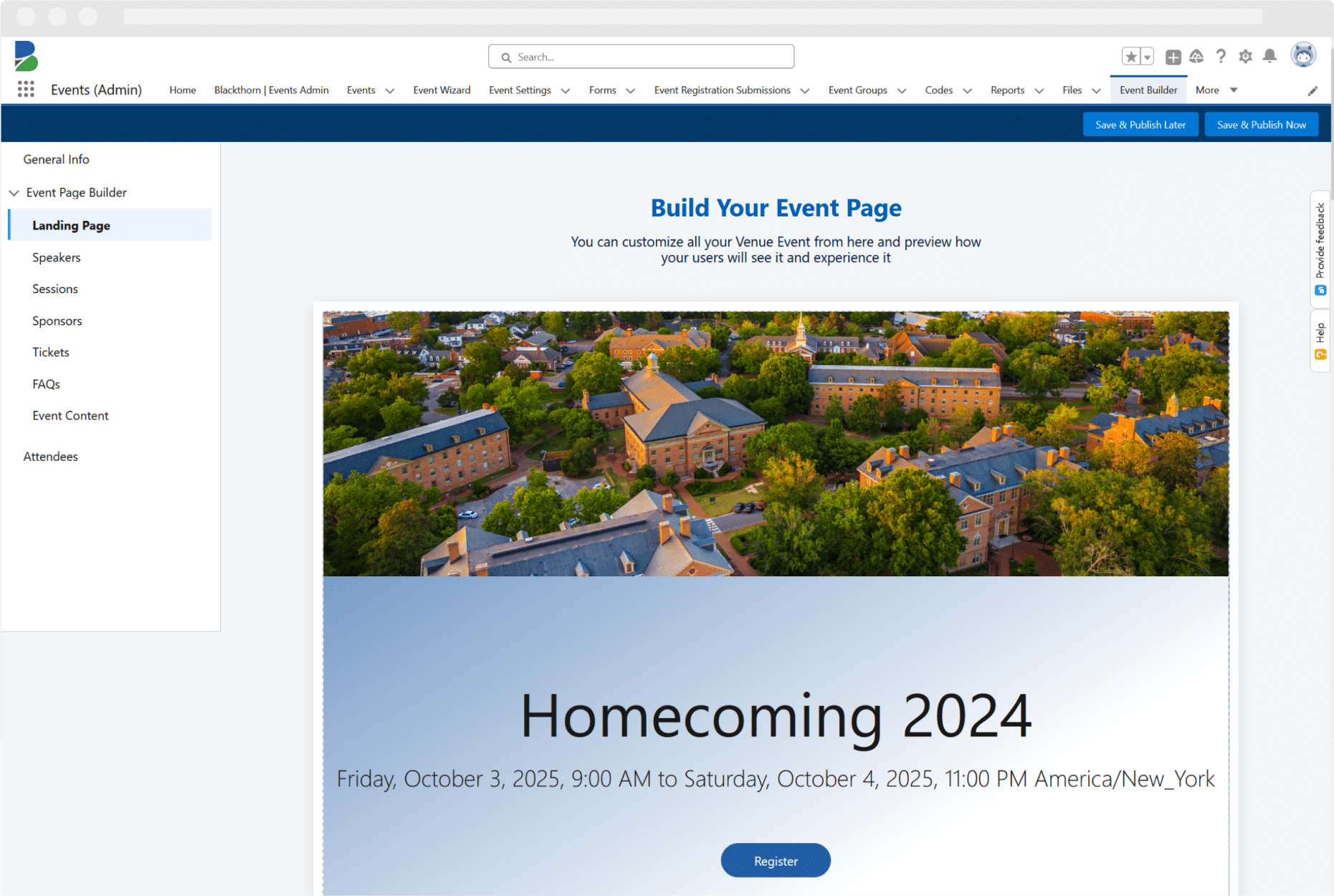 Event Registration and Management, Right in Salesforce | Blackthorn